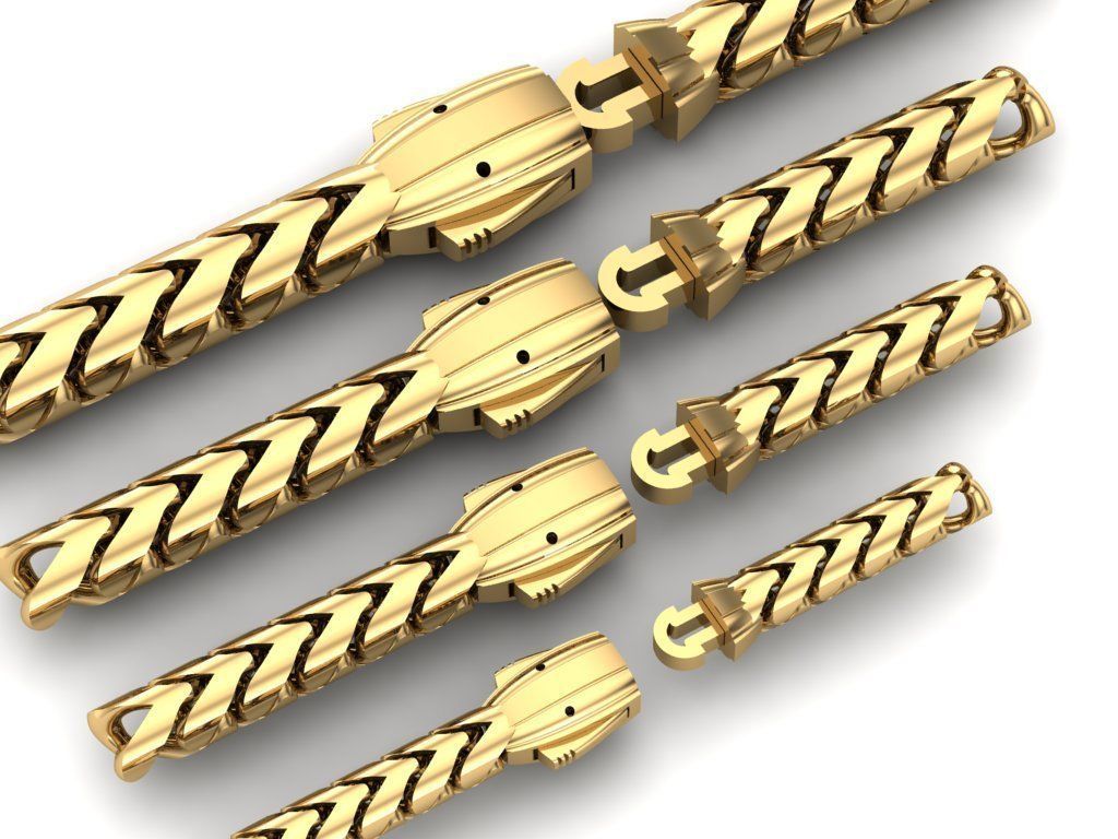 Chain and spring Lock FASHION Just STL 3D model | CGTrader