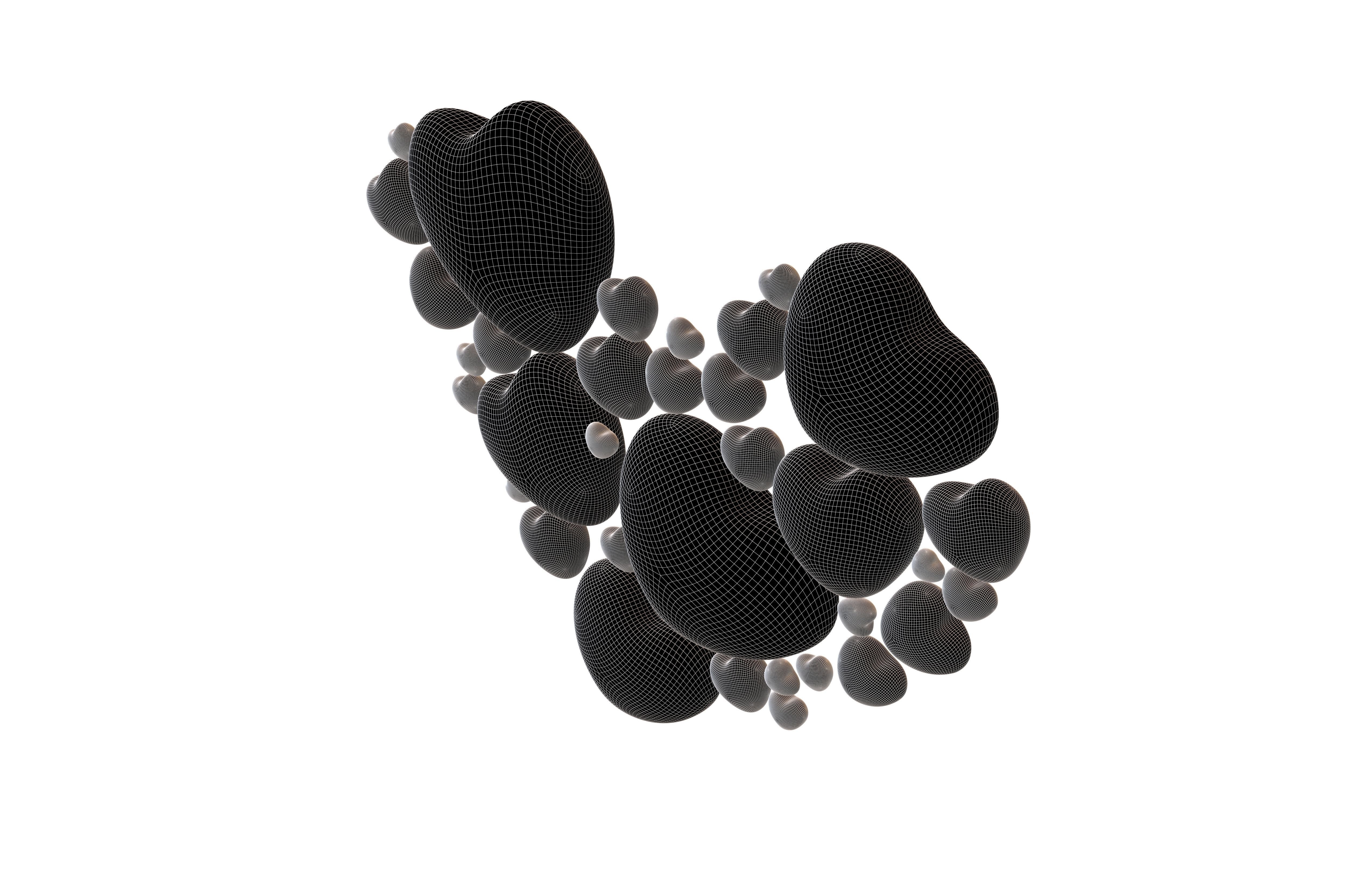 Combination Design Heart Icon v1 019 3D model | CGTrader