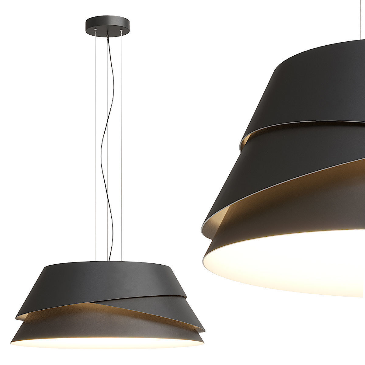 Lamaptron SULO pendant light 3D model | CGTrader