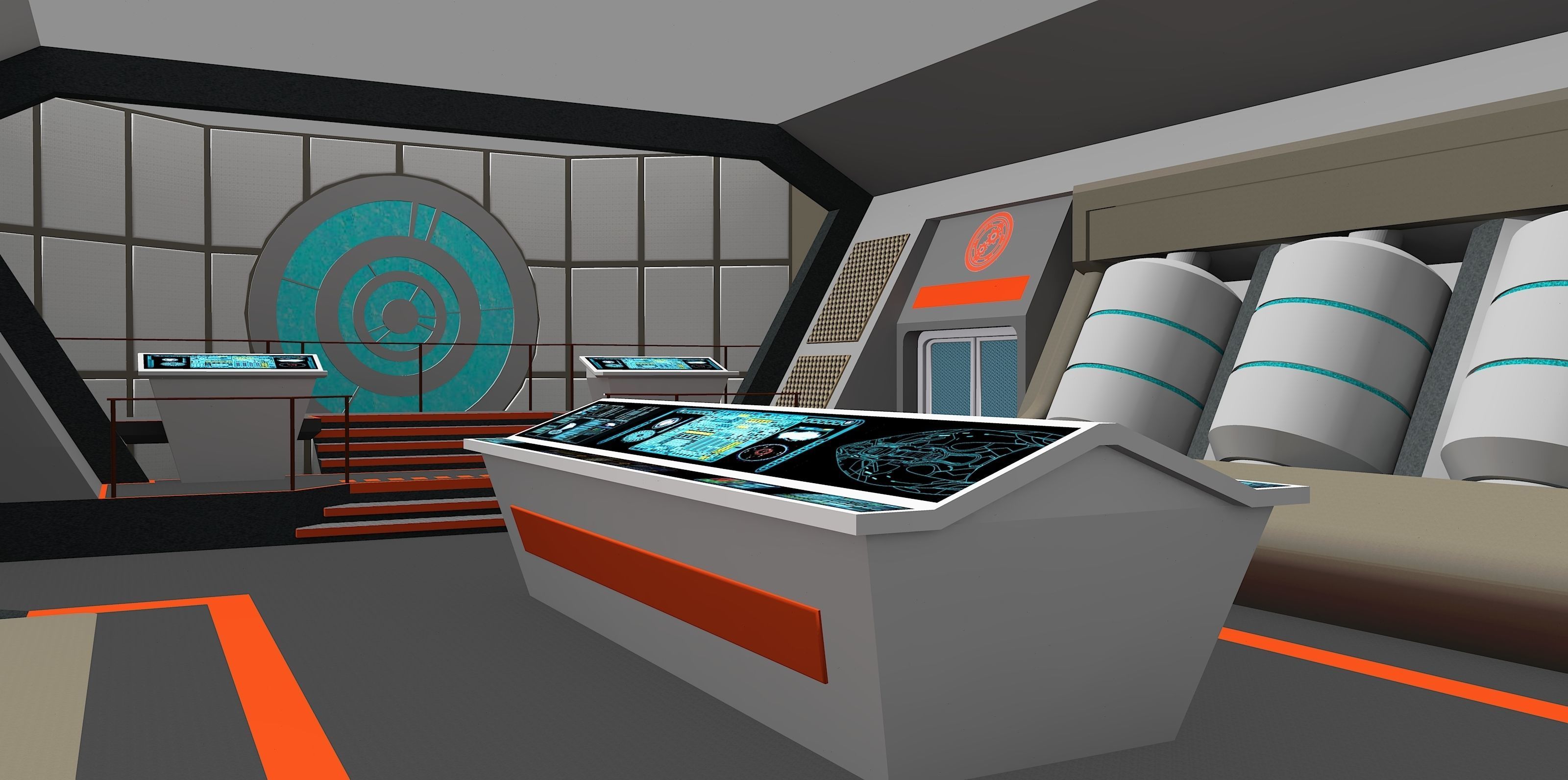 The Orville Engine Room 3D model | CGTrader