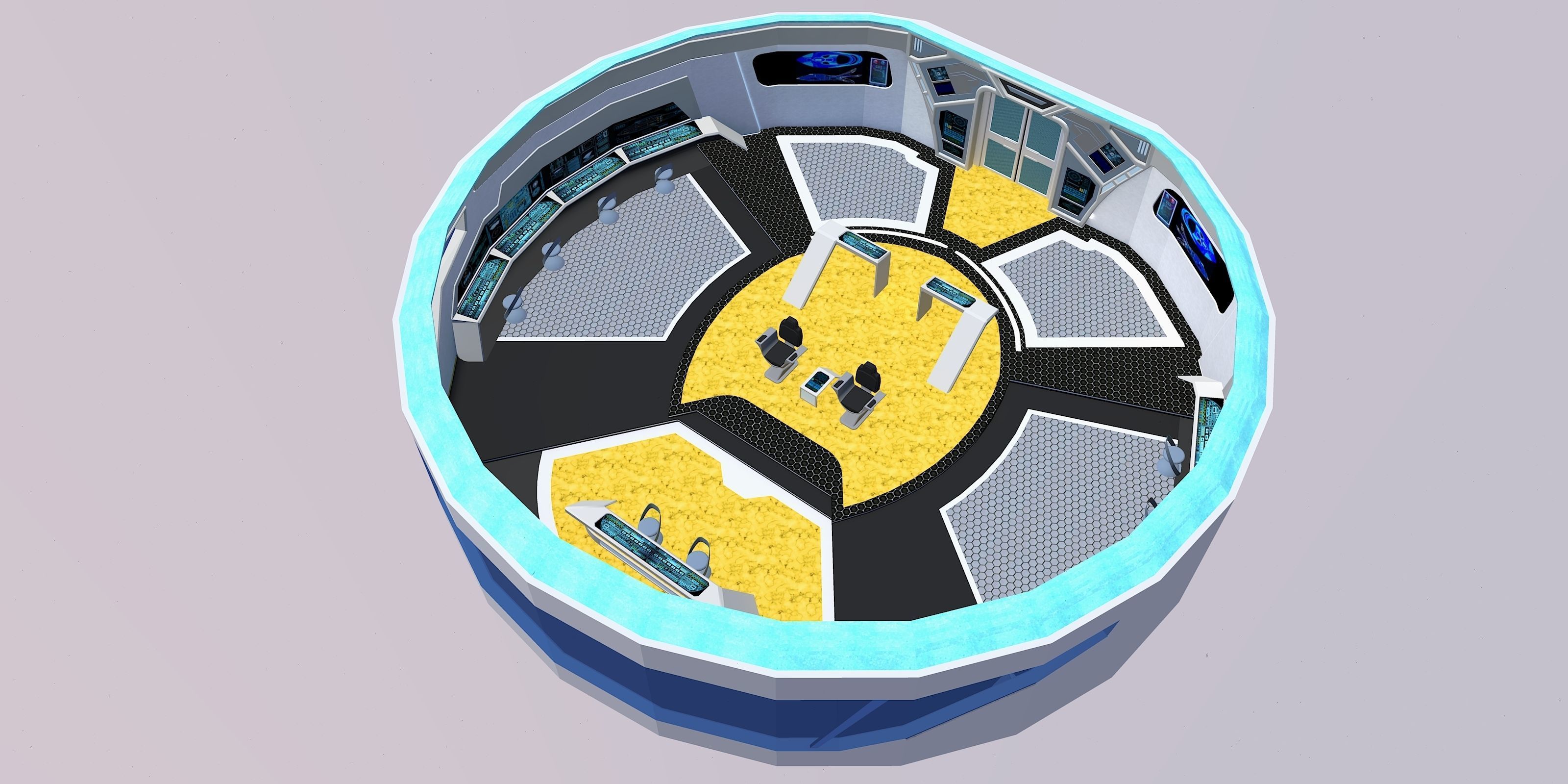 The Orville redesign Bridge 3D model | CGTrader