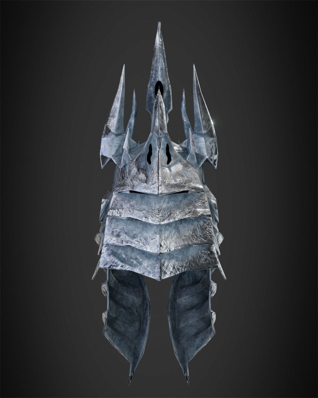 World of Warcraft Lich King Helmet for Cosplay 3D model 3D printable ...
