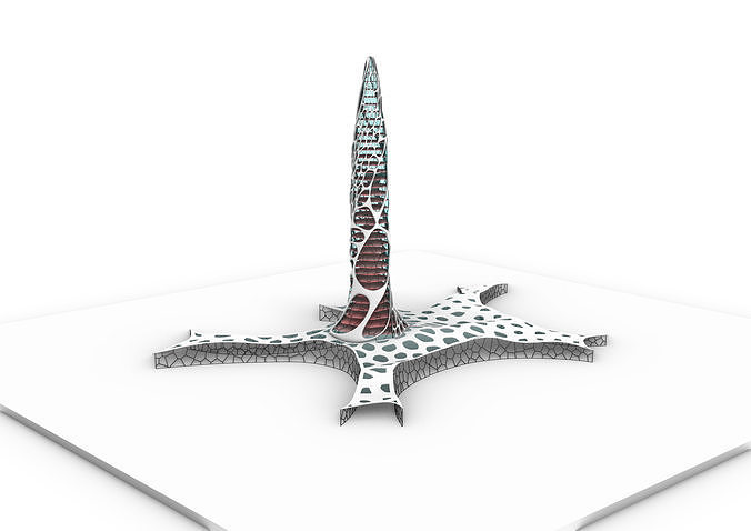 Parametric Building 3D model | CGTrader