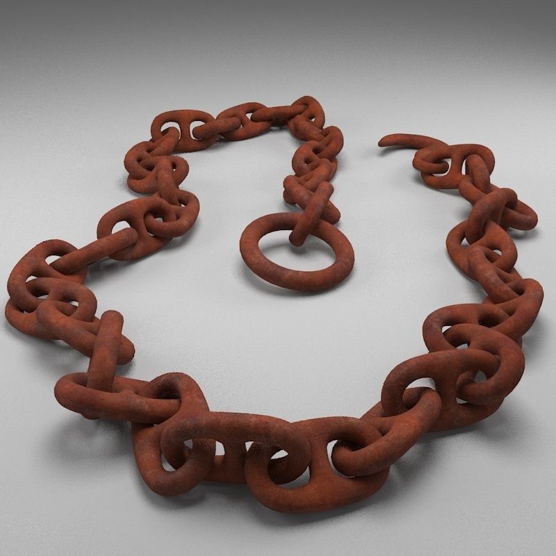 The Chain with loop 3D model | CGTrader