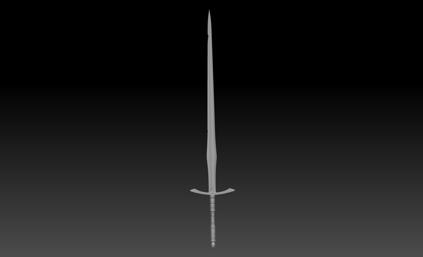 Generic Low Poly Sword 3D model | CGTrader