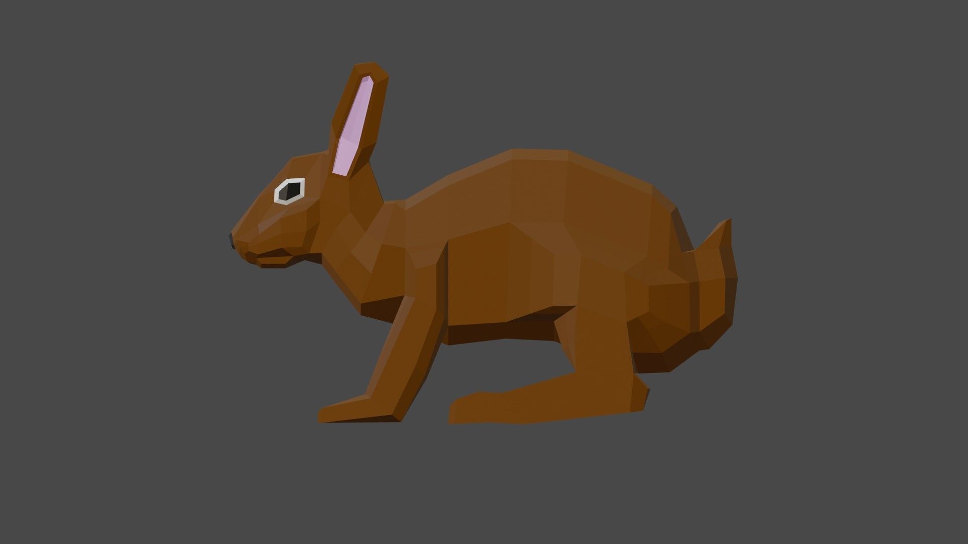3D model The Rabbit Low Poly VR / AR / low-poly | CGTrader