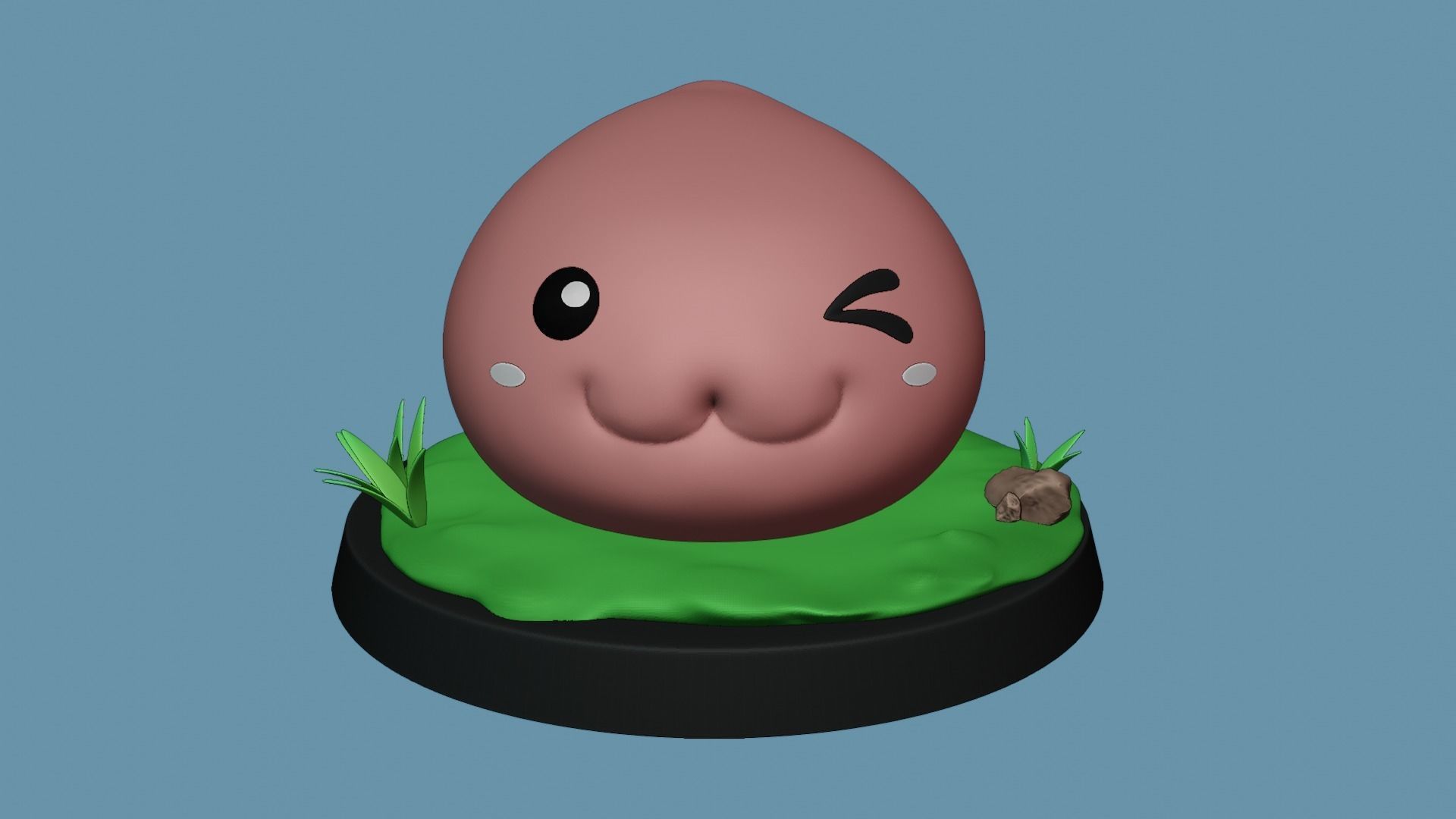 PORING FROM RAGNAROK ONLINE MMORPG 3D model 3D printable | CGTrader