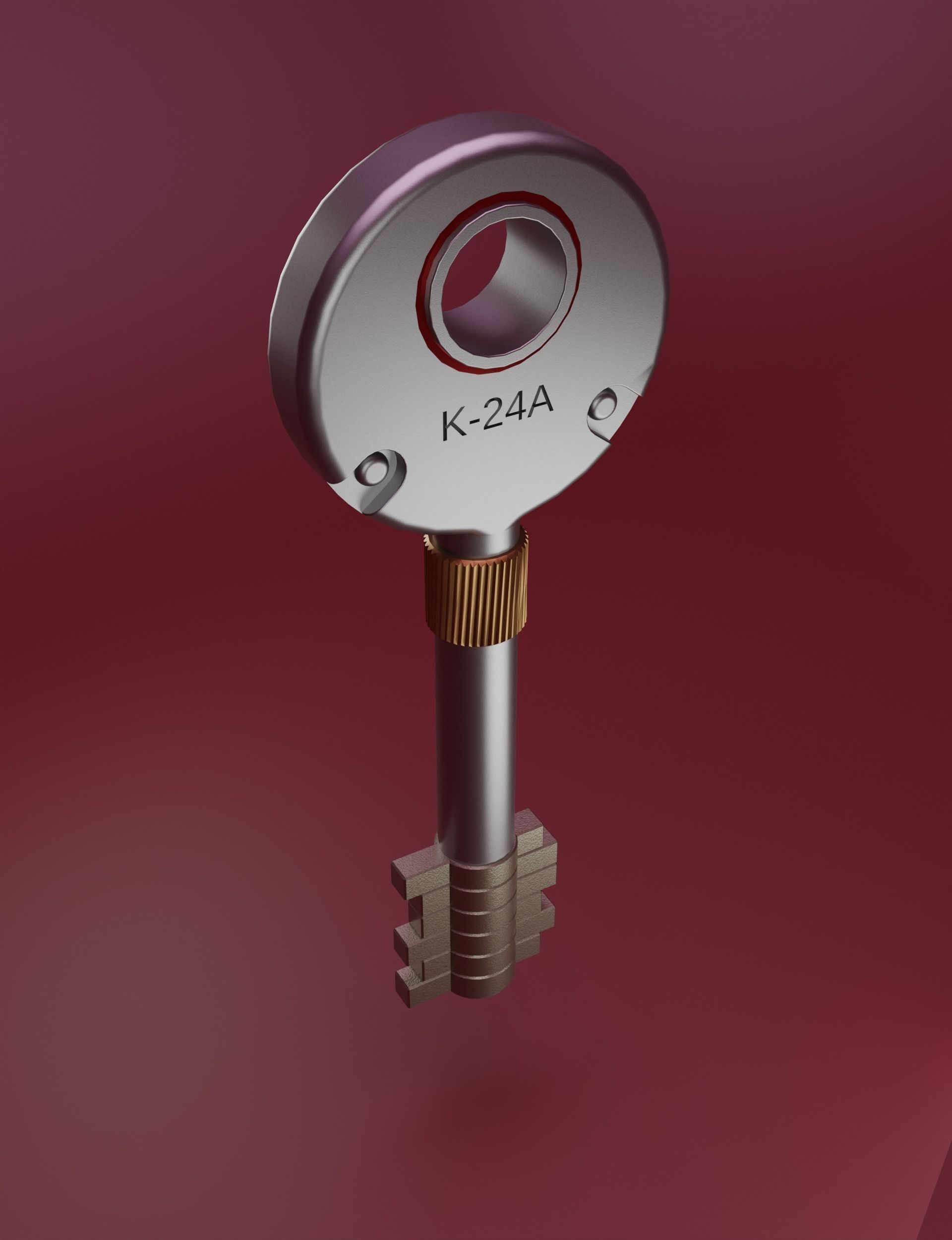 Atomic Heart Mechanical Key free 3D model 3D printable | CGTrader
