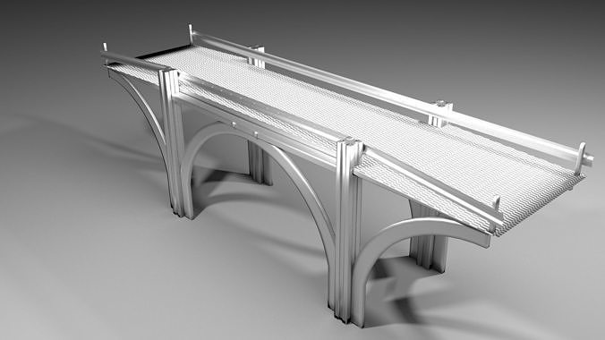 Steel Bridge 5 3D model | CGTrader