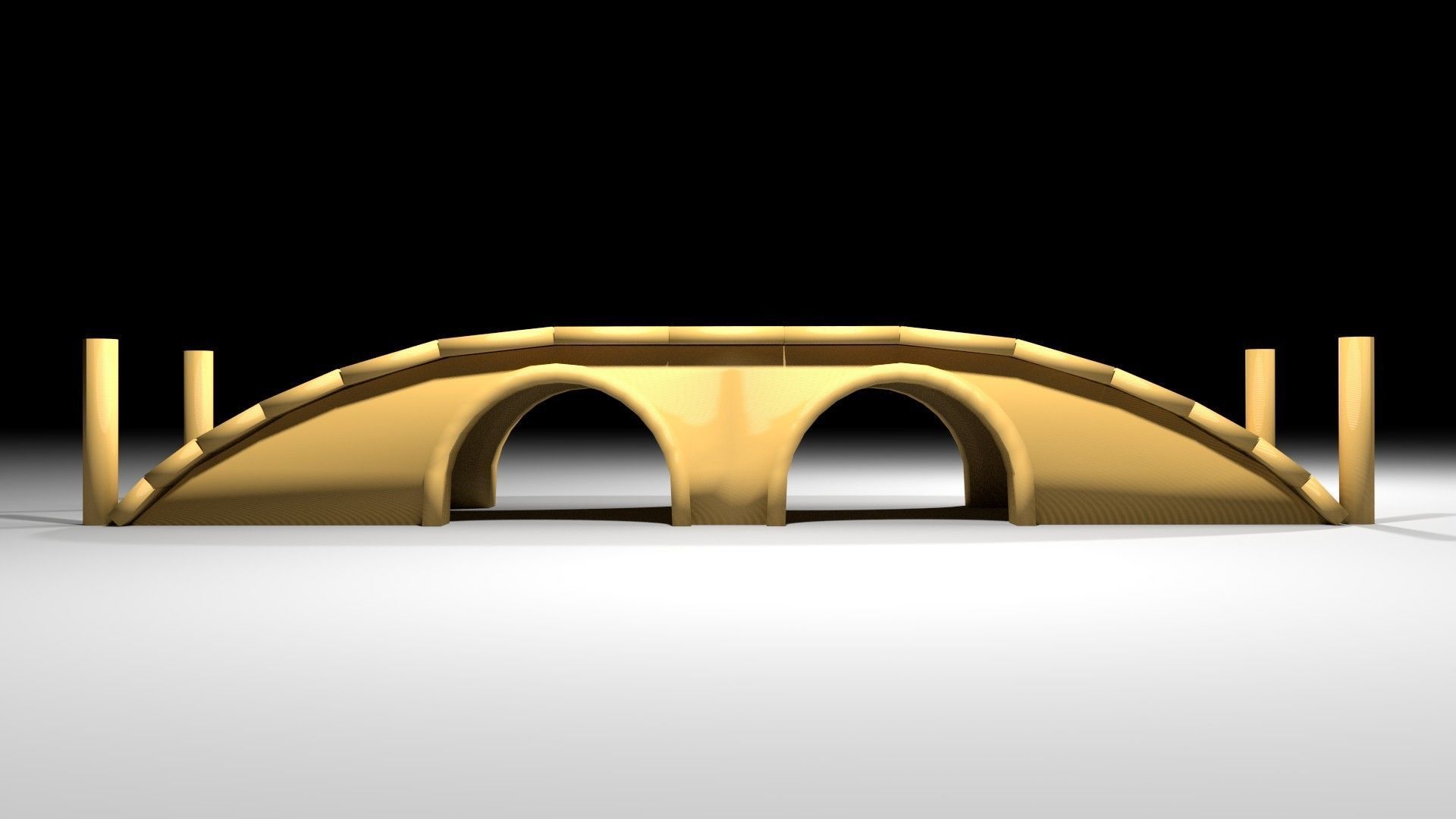 Wooden Bridge 4 3D model | CGTrader