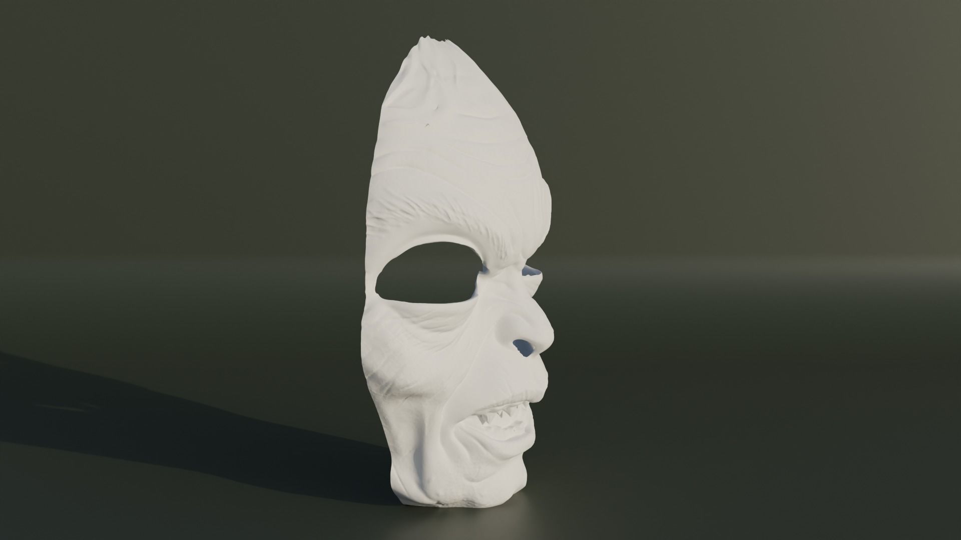 Gollum The Lord of the Rings Mask - Costume Mask 3D model 3D printable ...