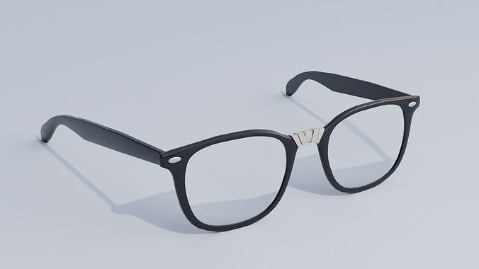 Nerdy Glasses 3D model | CGTrader