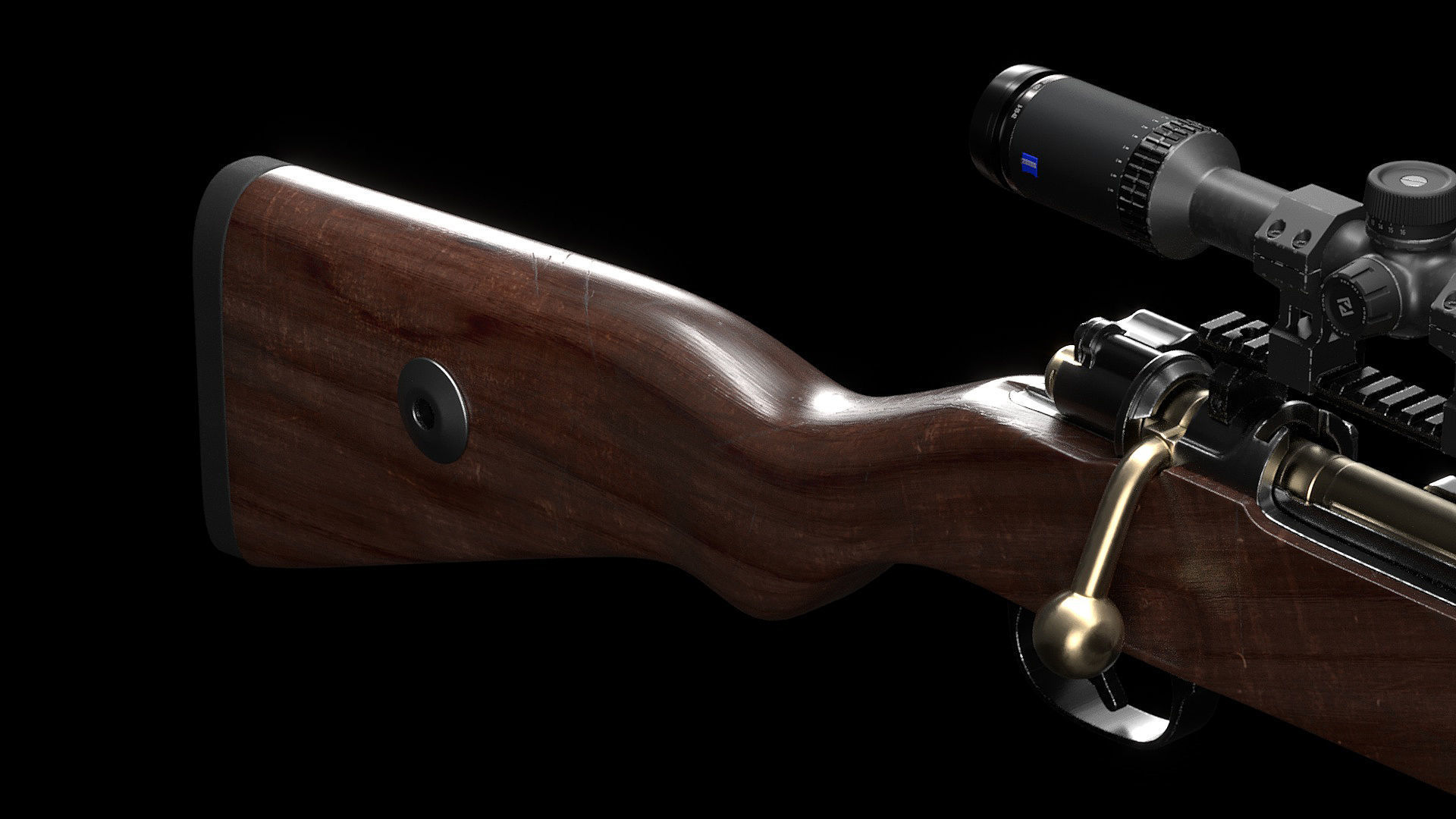 Kar98k two rifles 3D model | CGTrader