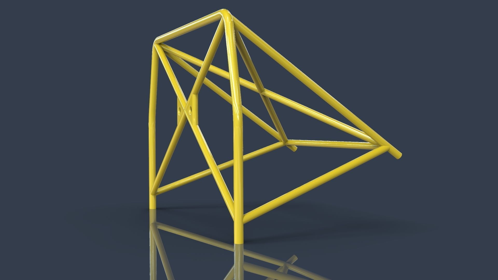 Roll cage V3 -half cage 3D model | CGTrader