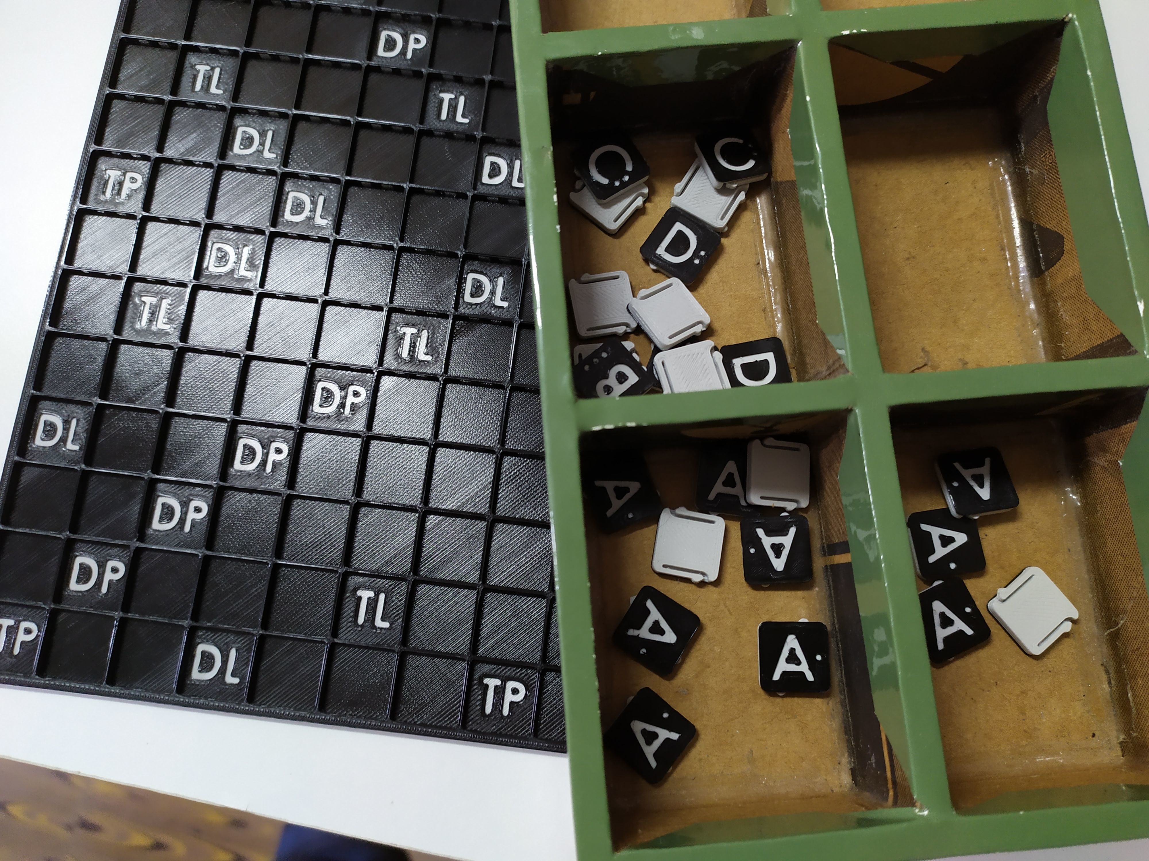 Travel Scrabble 3D model 3D printable | CGTrader