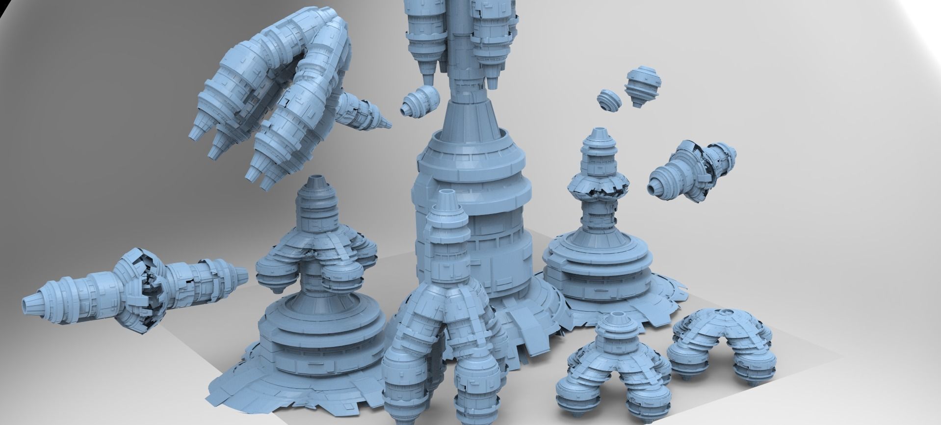 Power relay Shard Collection Full 3D model | CGTrader