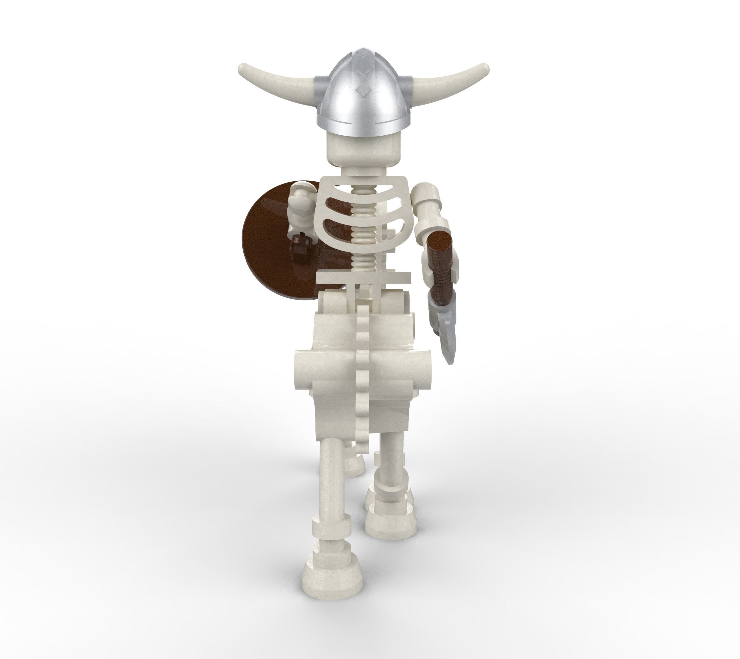 Lego Skeleton Viking - Horse 3D model | CGTrader