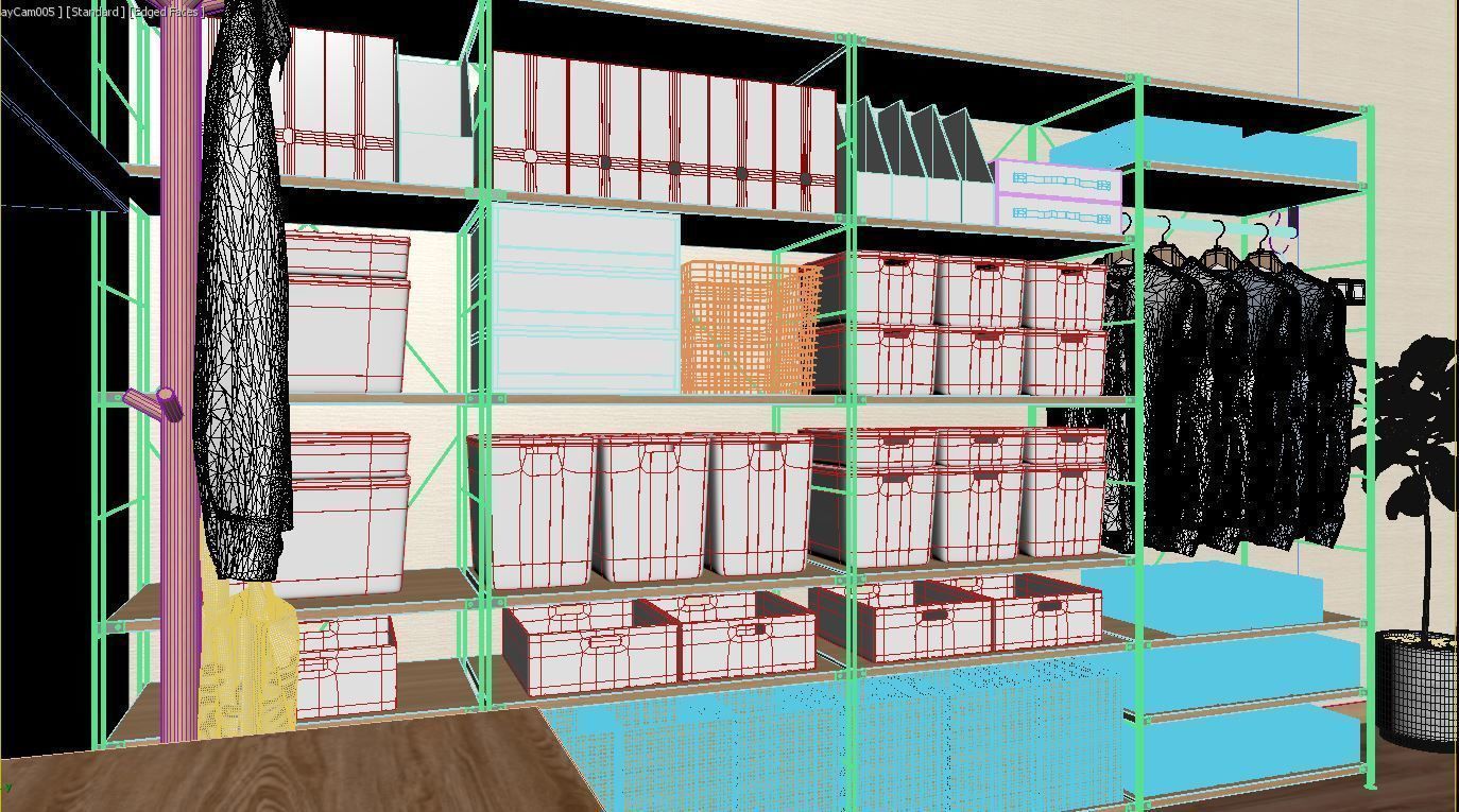 Muji Office Set 3D model | CGTrader