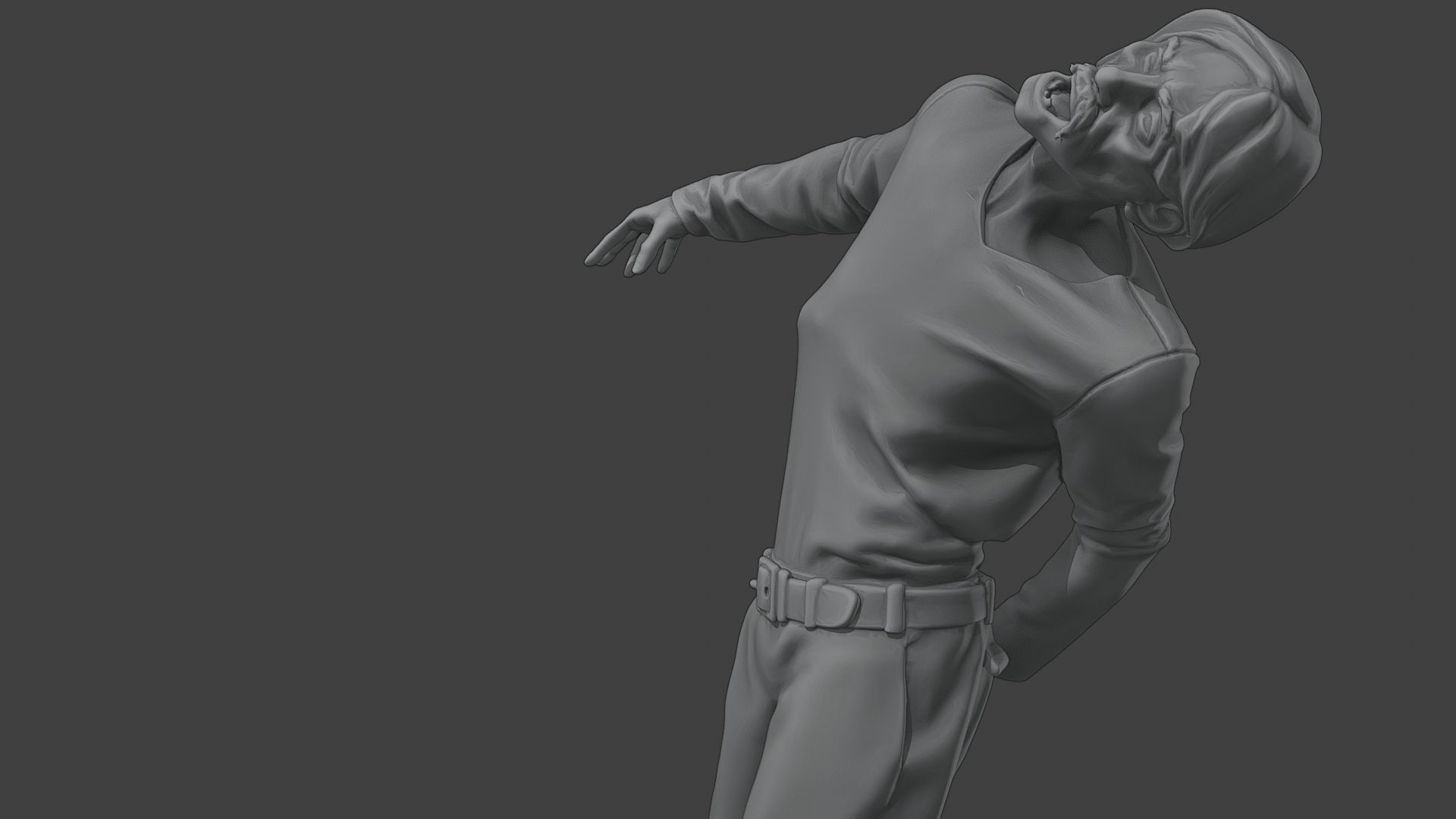 Casual Male Zombie CZ4 0005 3D model 3D printable | CGTrader