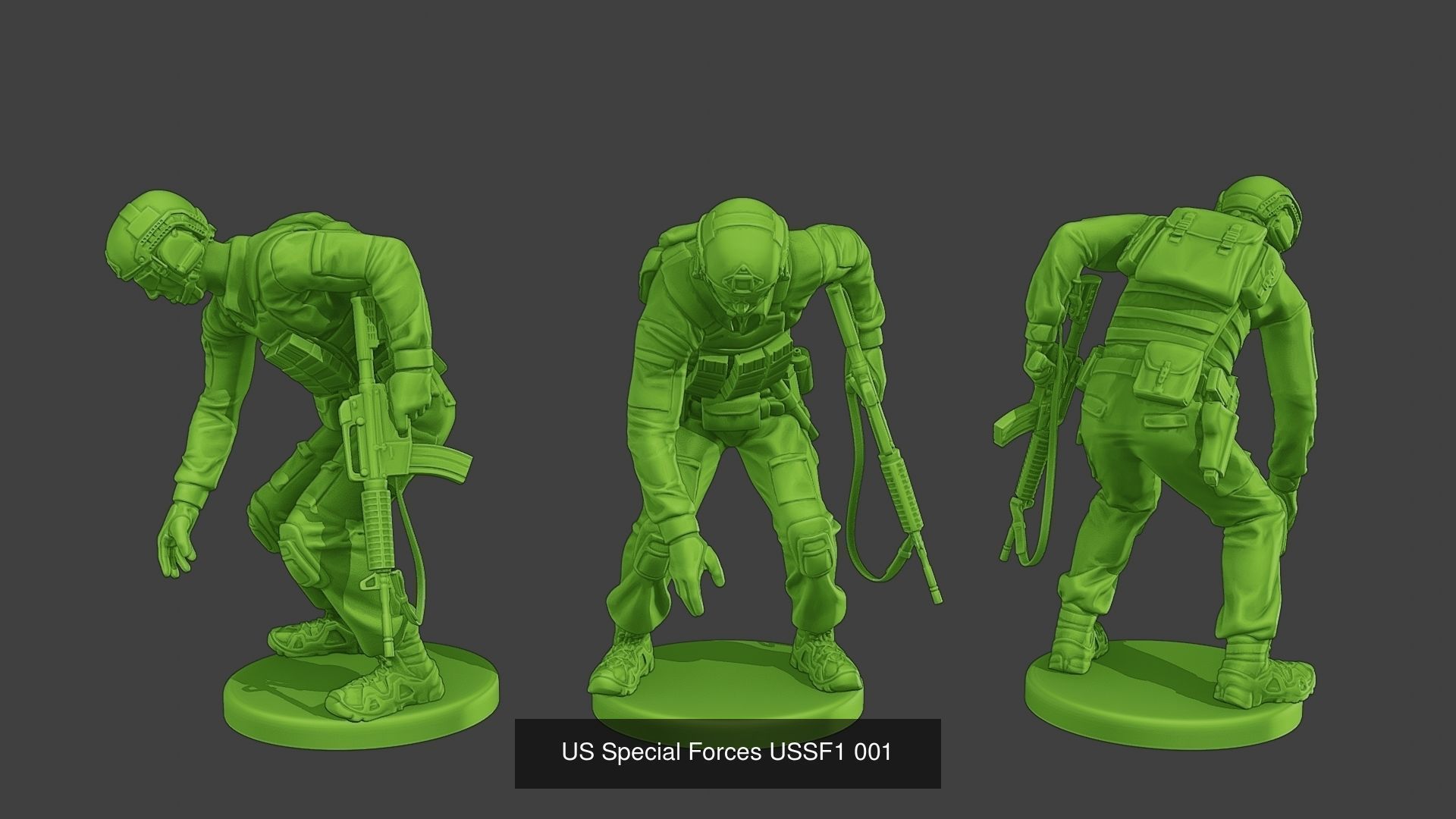 Concrete Diorama Zombies vs Soldiers 3D Model Collection | CGTrader
