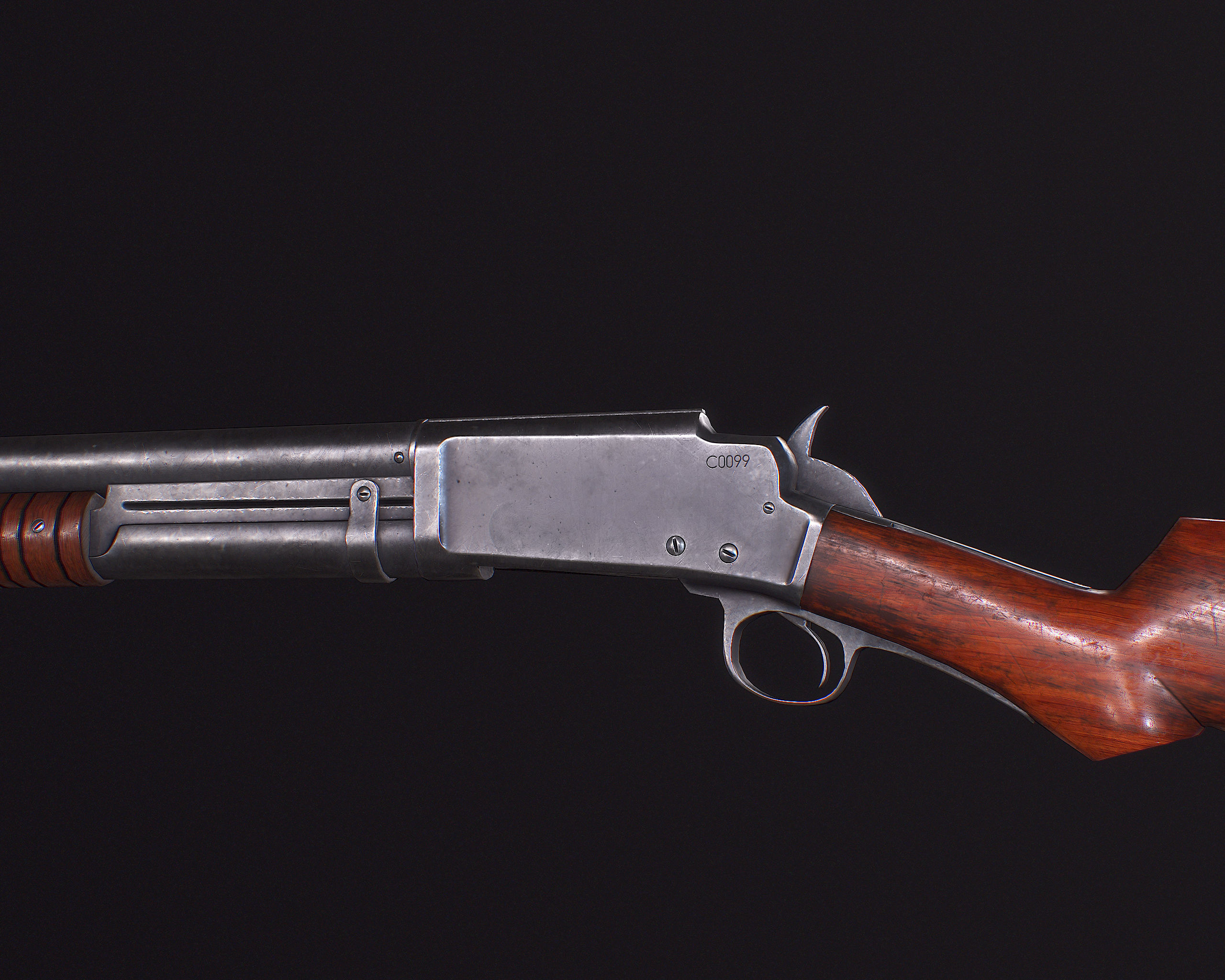3D model Remington Shotgun Model 17 VR / AR / low-poly | CGTrader
