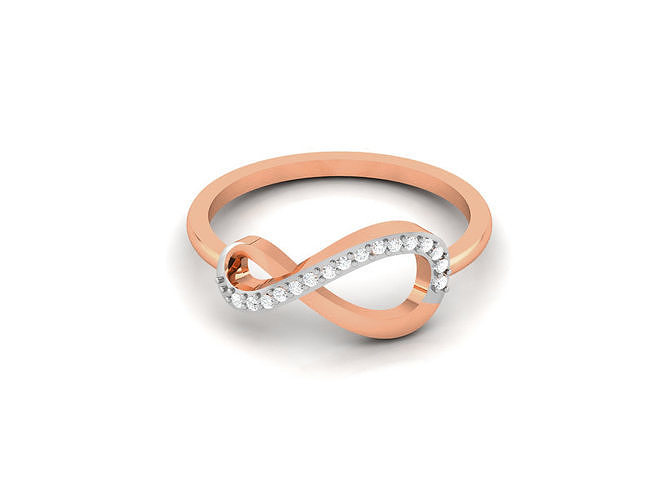 Ultra light wt minimalist Infinity Ring 3dm renders detail 3D model 3D ...