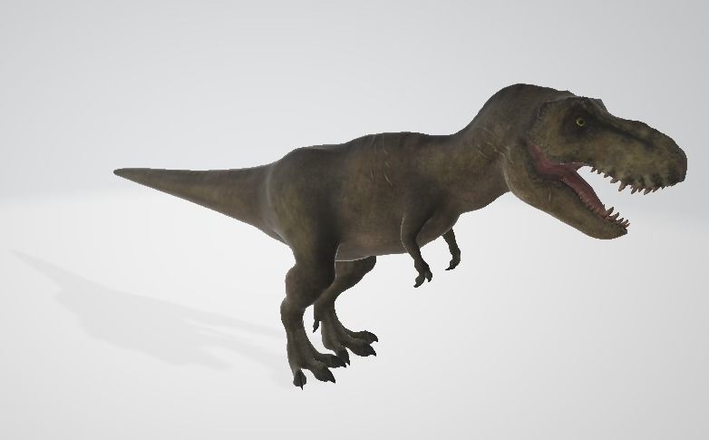 Jurassic World Rexy 3D model rigged | CGTrader