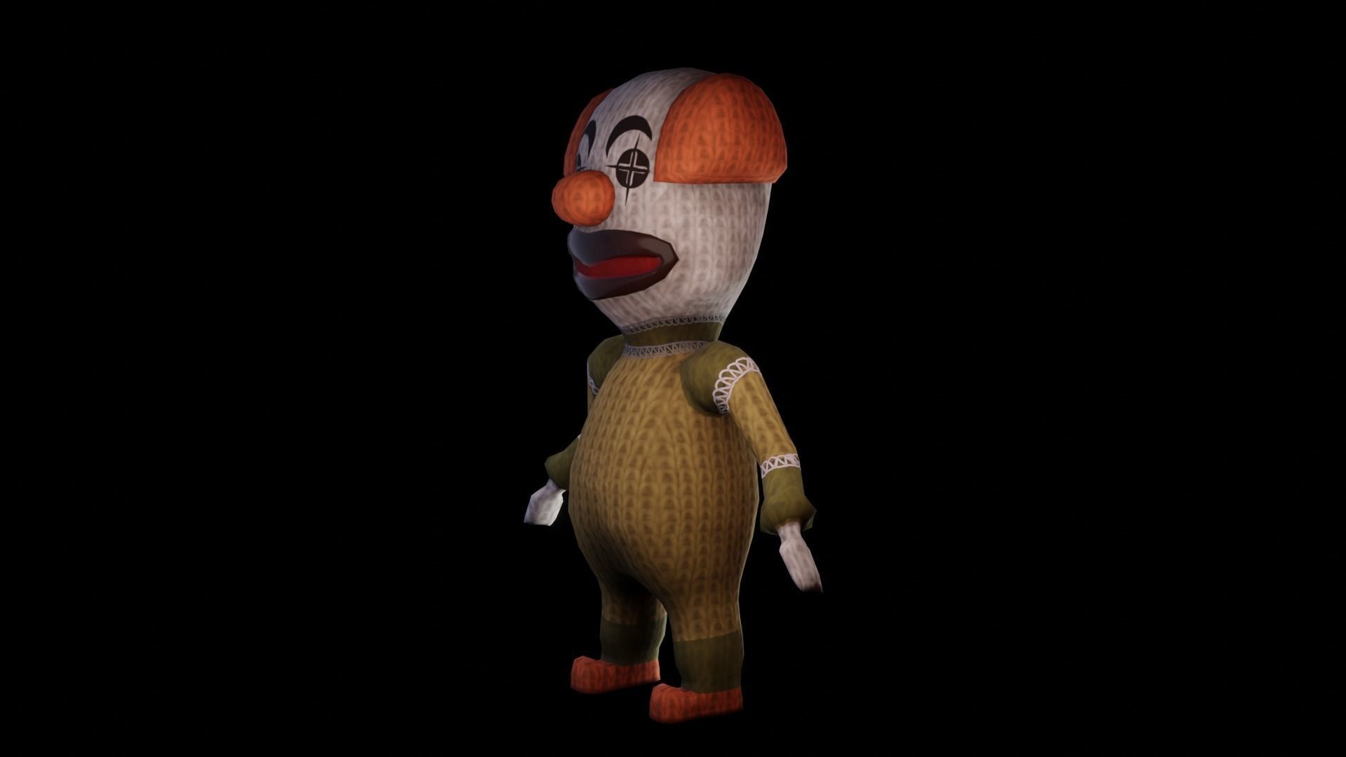 3D model Evil clown VR / AR / low-poly | CGTrader