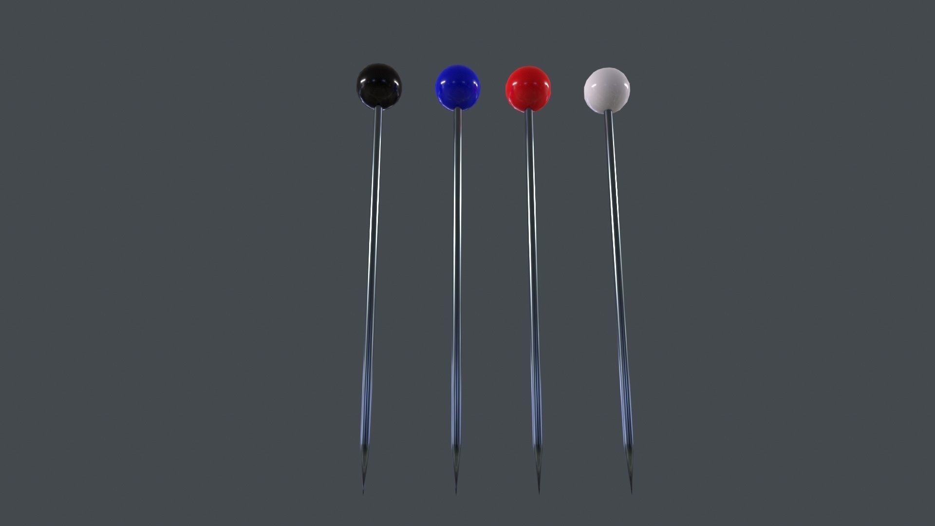 3D model Pin Needles 3D Models VR / AR / low-poly | CGTrader