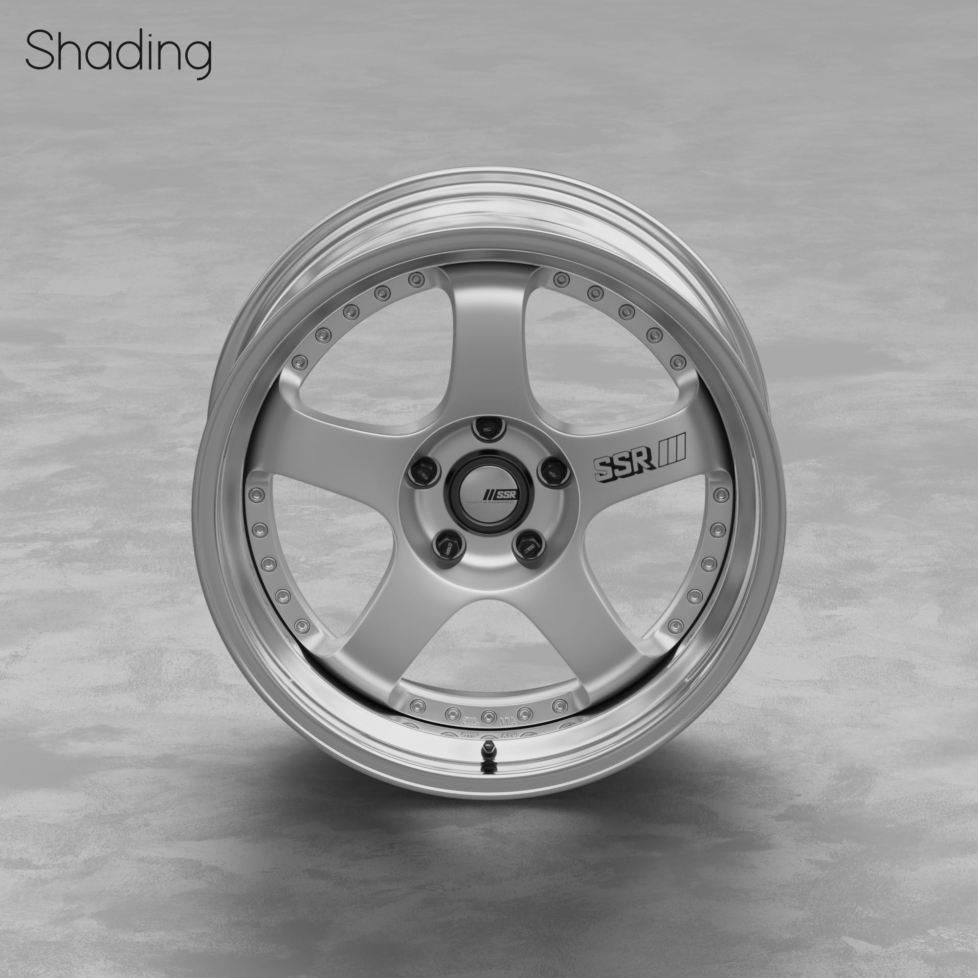 SSR SP1 Rim 3D Model 3D model | CGTrader
