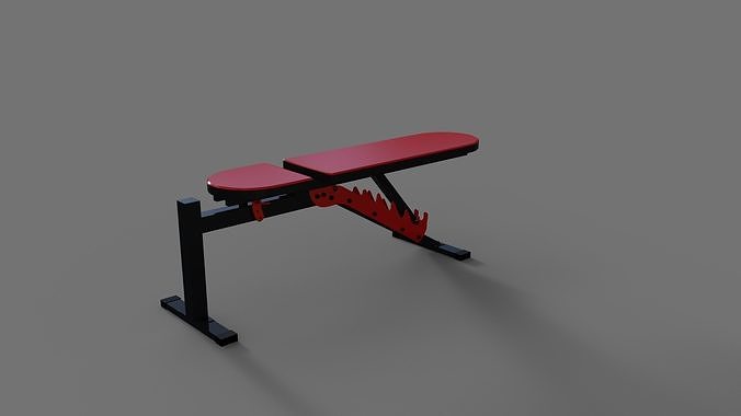 Bench Press free 3D model | CGTrader