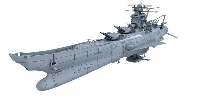 Space Battleship Yamato 2199 STL files 3D model 3D printable | CGTrader