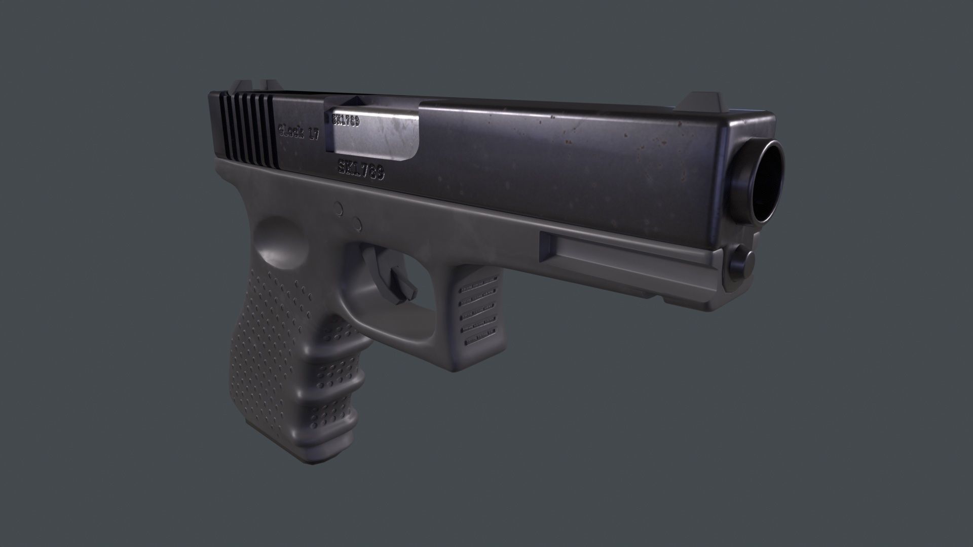 3D model Glock 17 Pistol 3D Model VR / AR / low-poly | CGTrader