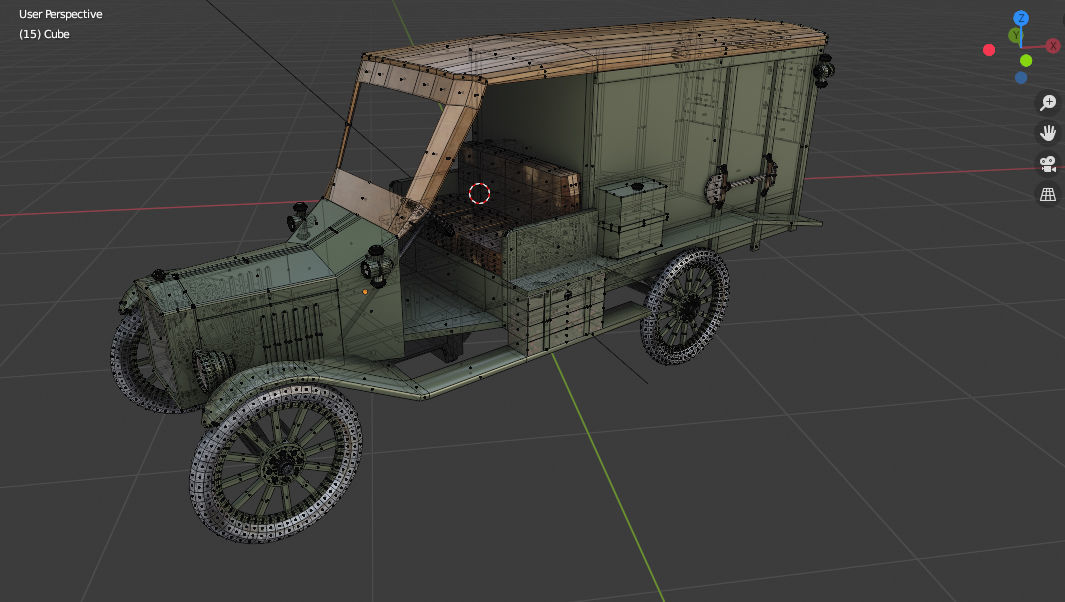 WW1 ambulance vehicle 3D model | CGTrader