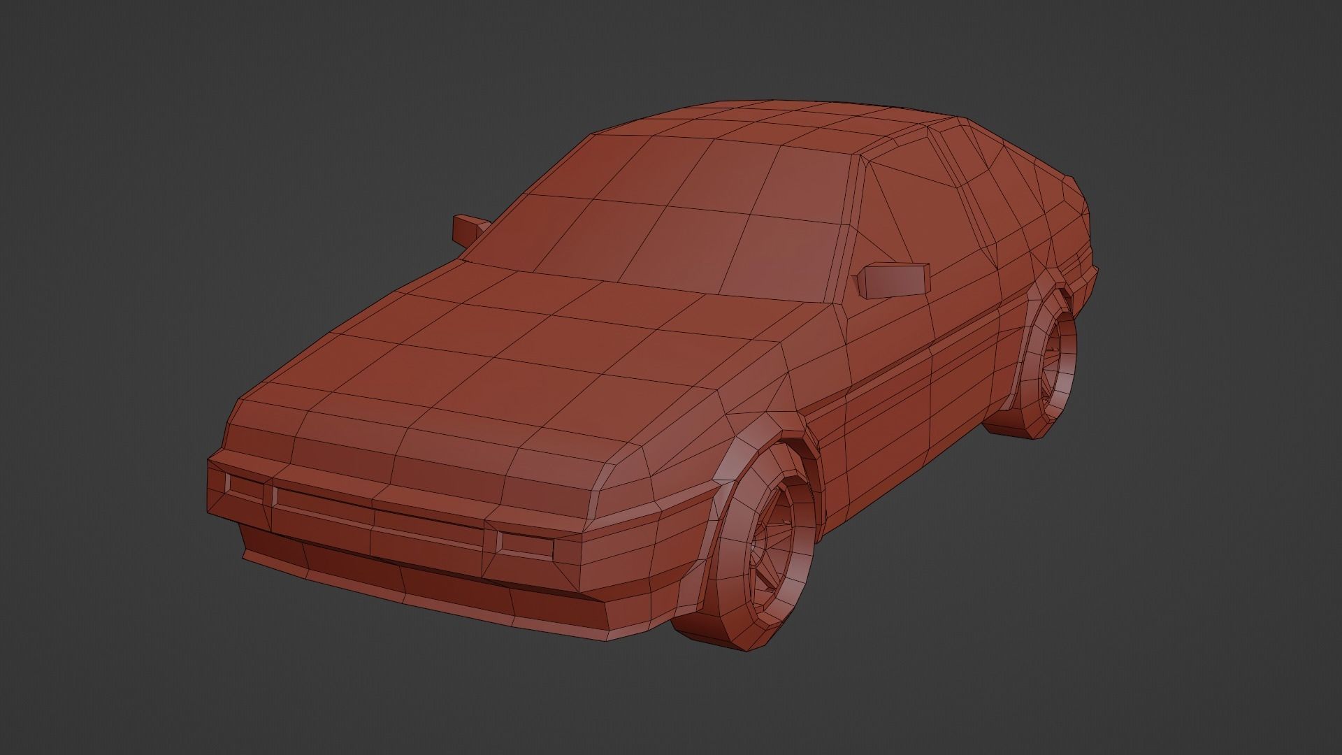 3D model Toyota Corolla Sprinter Trueno AE86 VR / AR / low-poly | CGTrader