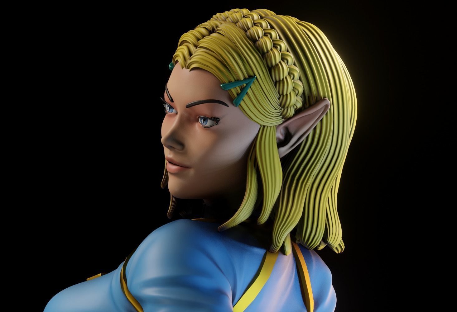 Legend of Zelda - Zelda 1to10 STL file 3D print model with NSFW 3D ...