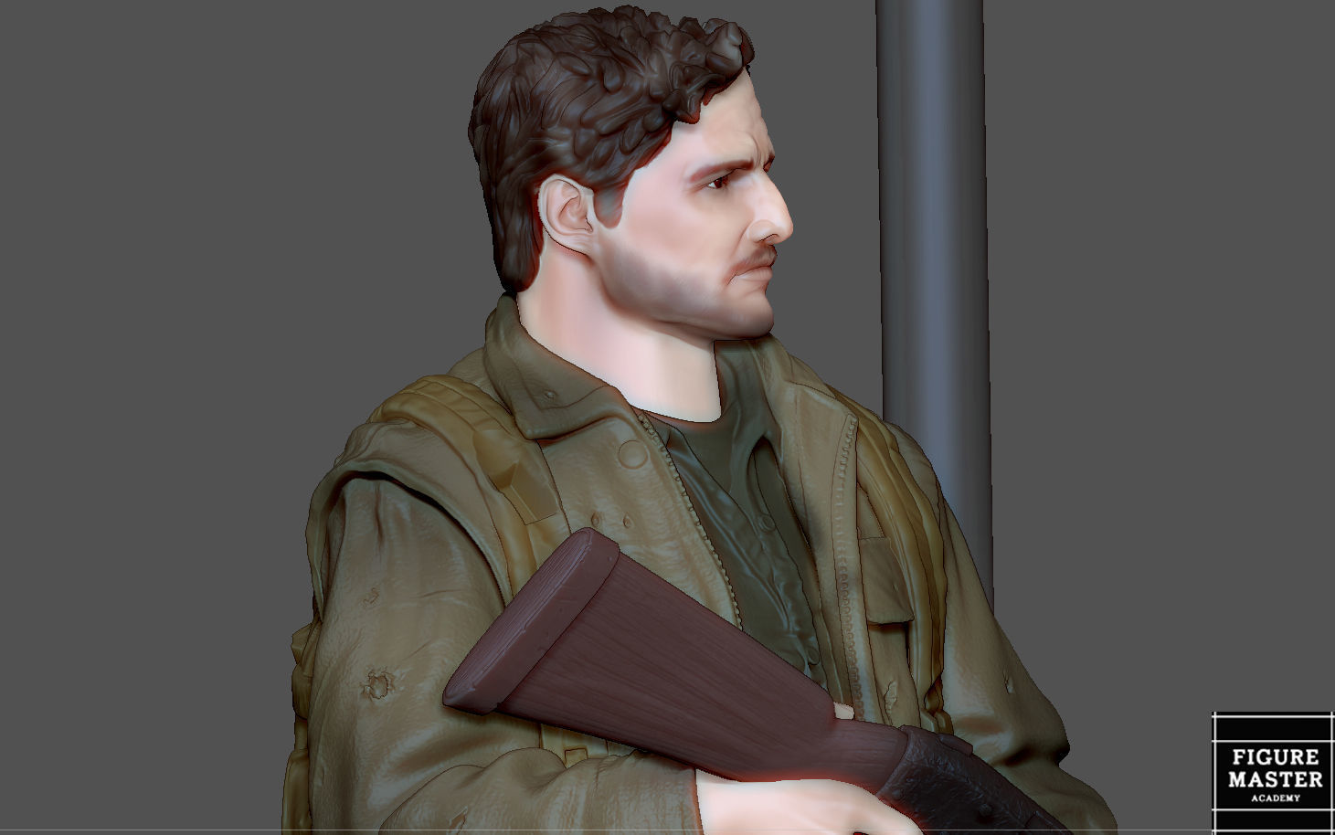 JOEL LAST OF US PEDRO PASCAL HBO DRAMA MODEL FOR 3D PRINT 3D model 3D ...