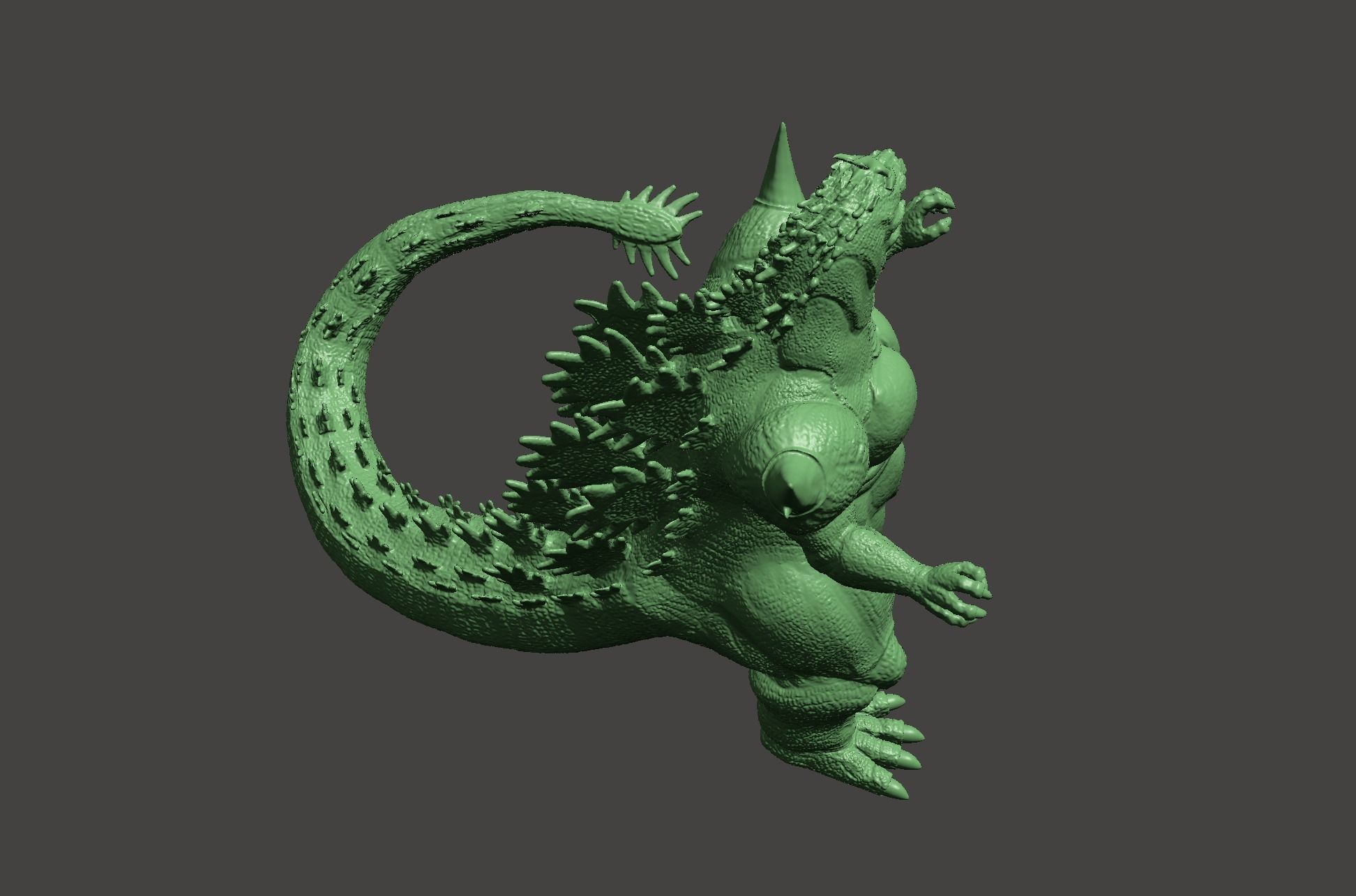 SUPER GODZILLA - ULTRA DETAILED STL MESH - SNES APPEARANCE 3D model 3D ...