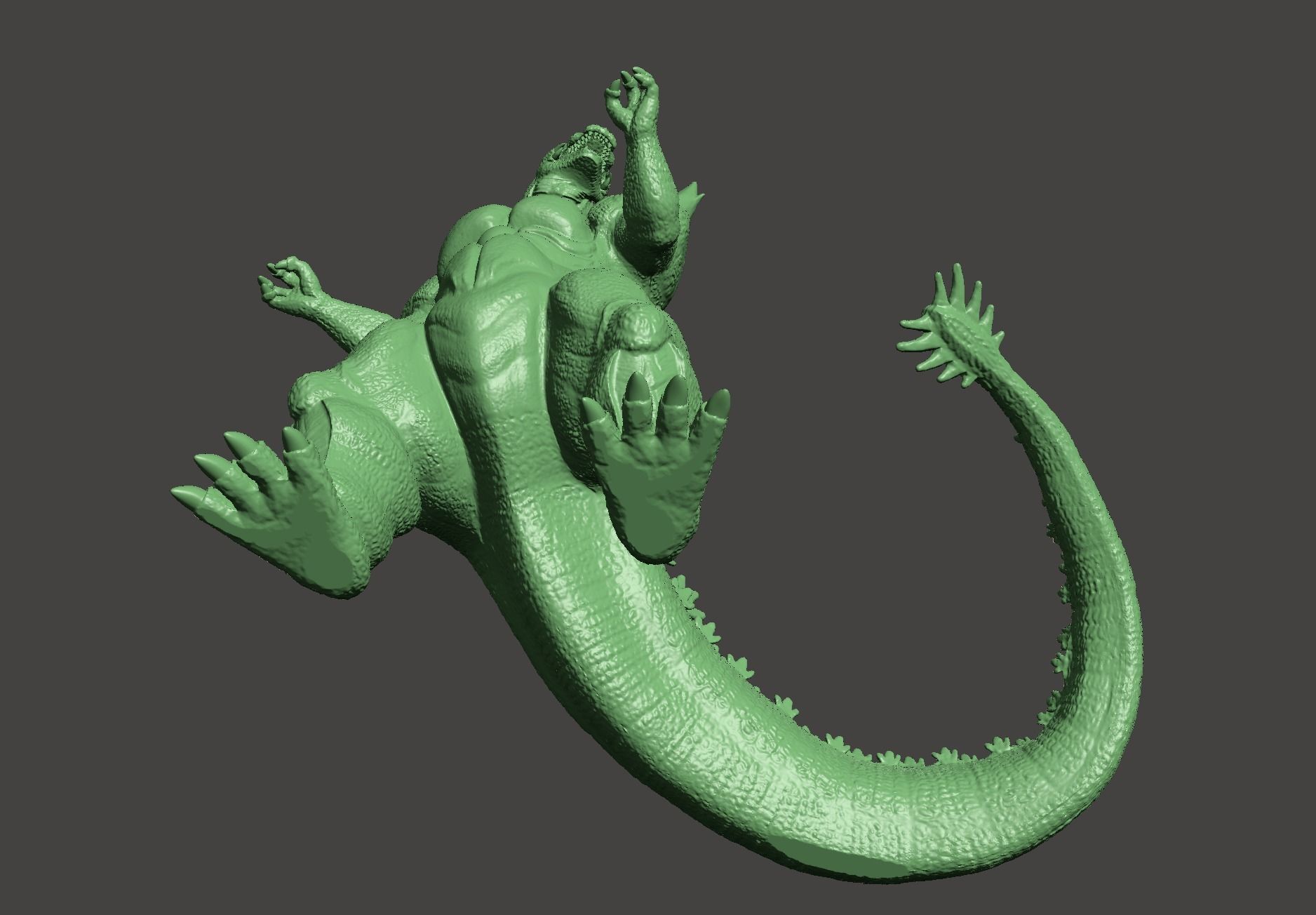 SUPER GODZILLA - ULTRA DETAILED STL MESH - SNES APPEARANCE 3D model 3D ...