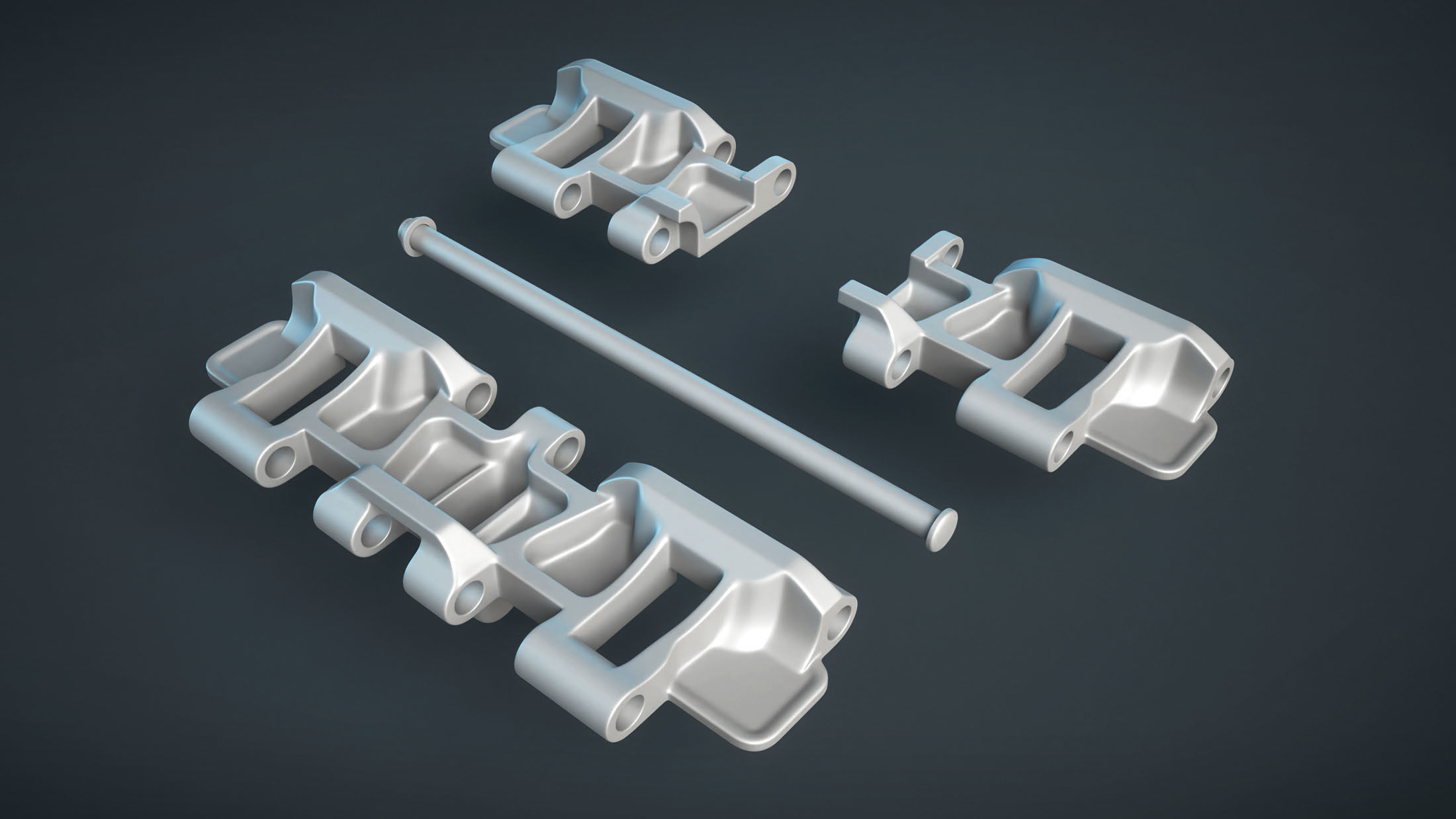 Track Links for Tanks IS and KV 3D model | CGTrader