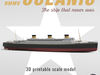 Print ready OCEANIC III White Star Line mega ocean liner 3D model 3D ...