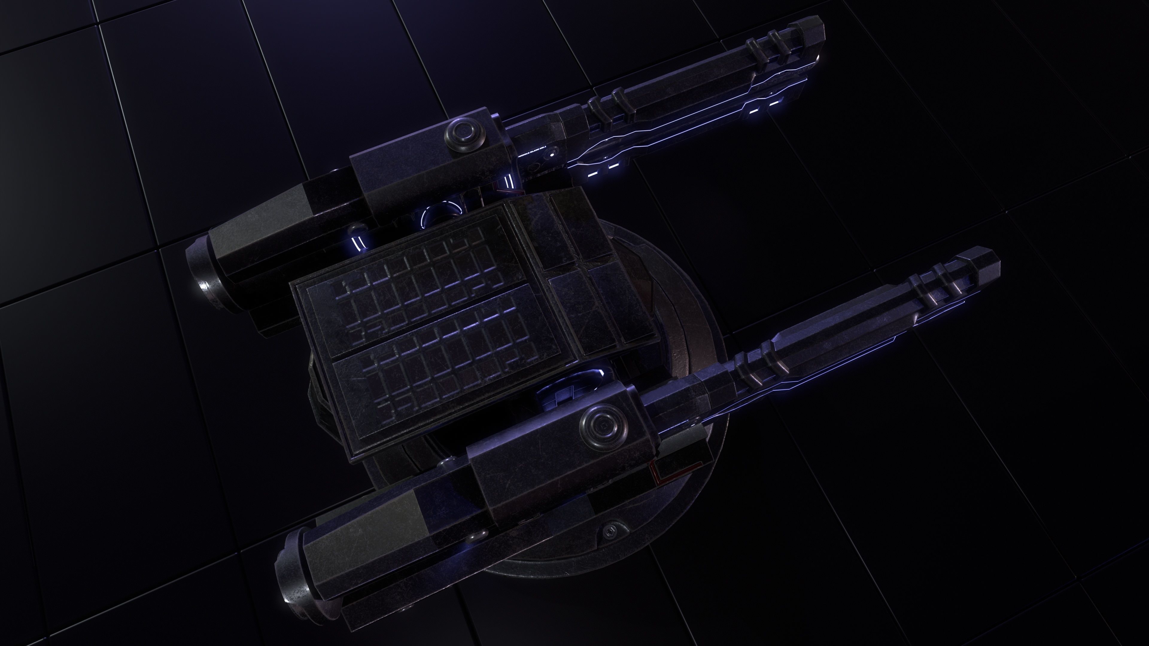 3D model Sci-fi Turret for space ship or base VR / AR / low-poly | CGTrader