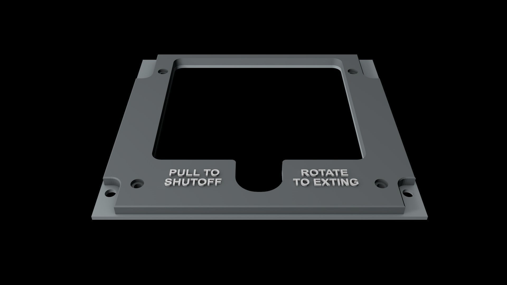 EMBRAER E1 OVERHEAD - FIRE PANELS 3D model 3D printable | CGTrader