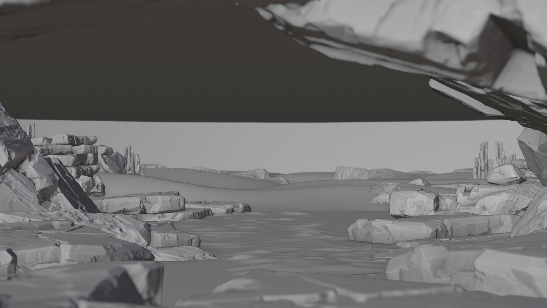 Desert Landscape 3D model | CGTrader