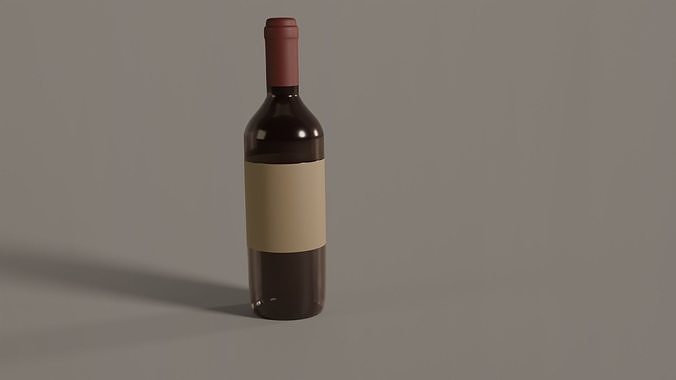 Wine Bottle 3D model | CGTrader