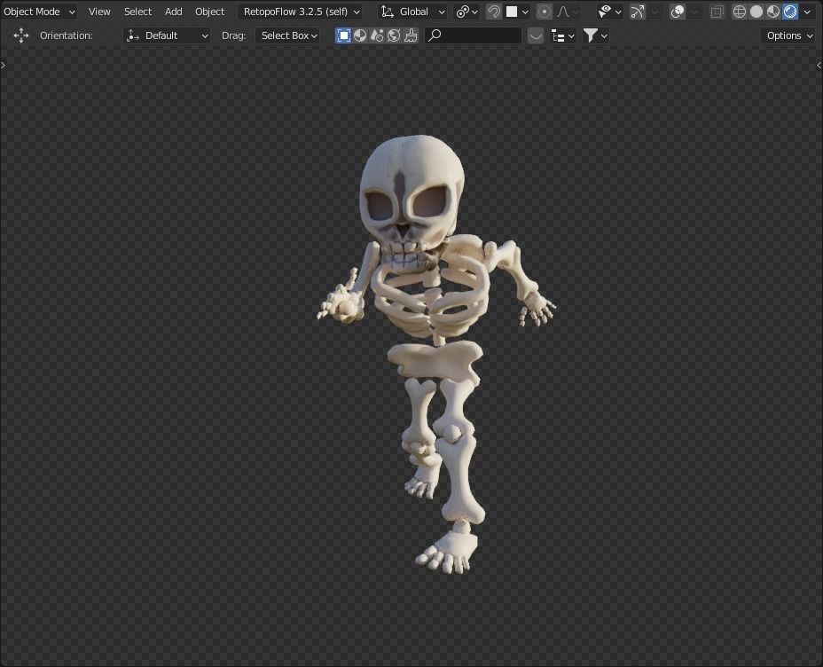 3D model Skull Bone Character VR / AR / low-poly | CGTrader