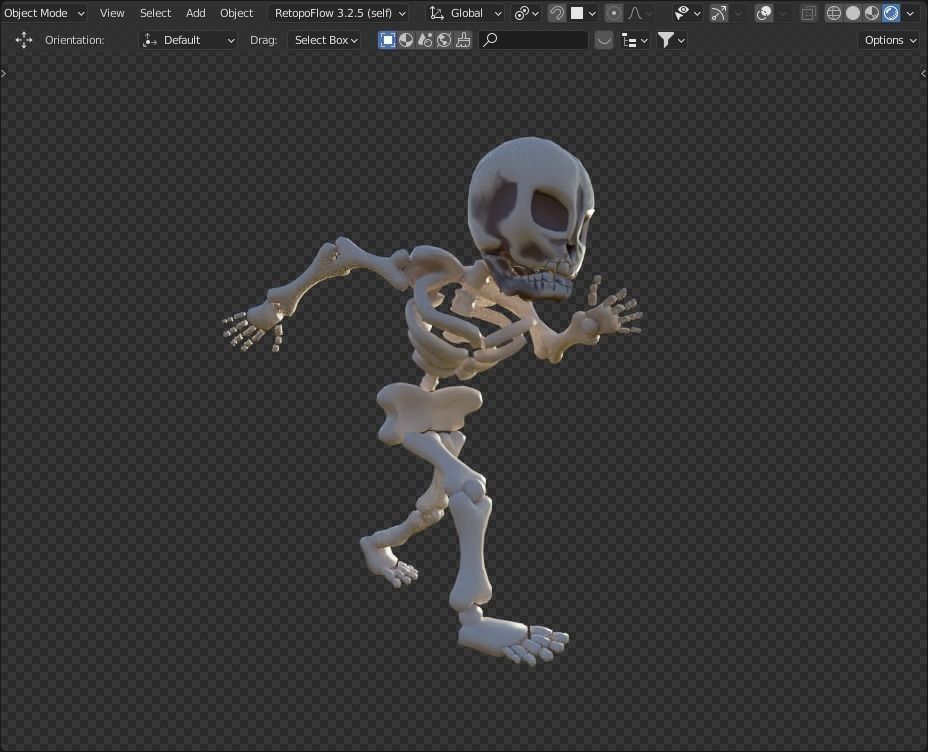3D model Skull Bone Character VR / AR / low-poly | CGTrader