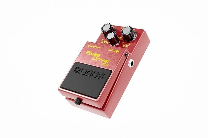 Amplifier Pedal Boss Reds Driver 3D model | CGTrader