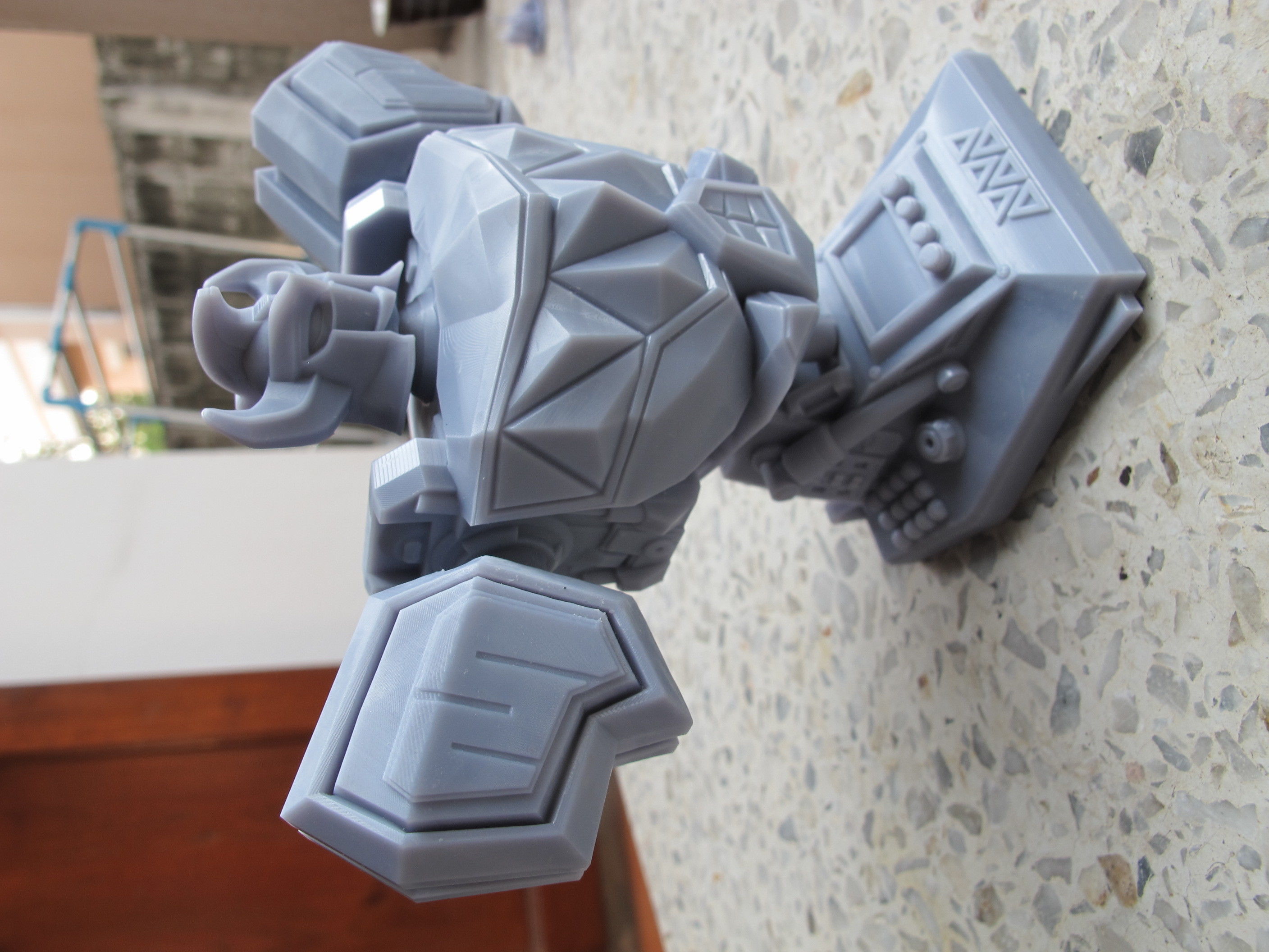 Power Rangers Mighty Morphin Megazord Bust 3D model 3D printable | CGTrader