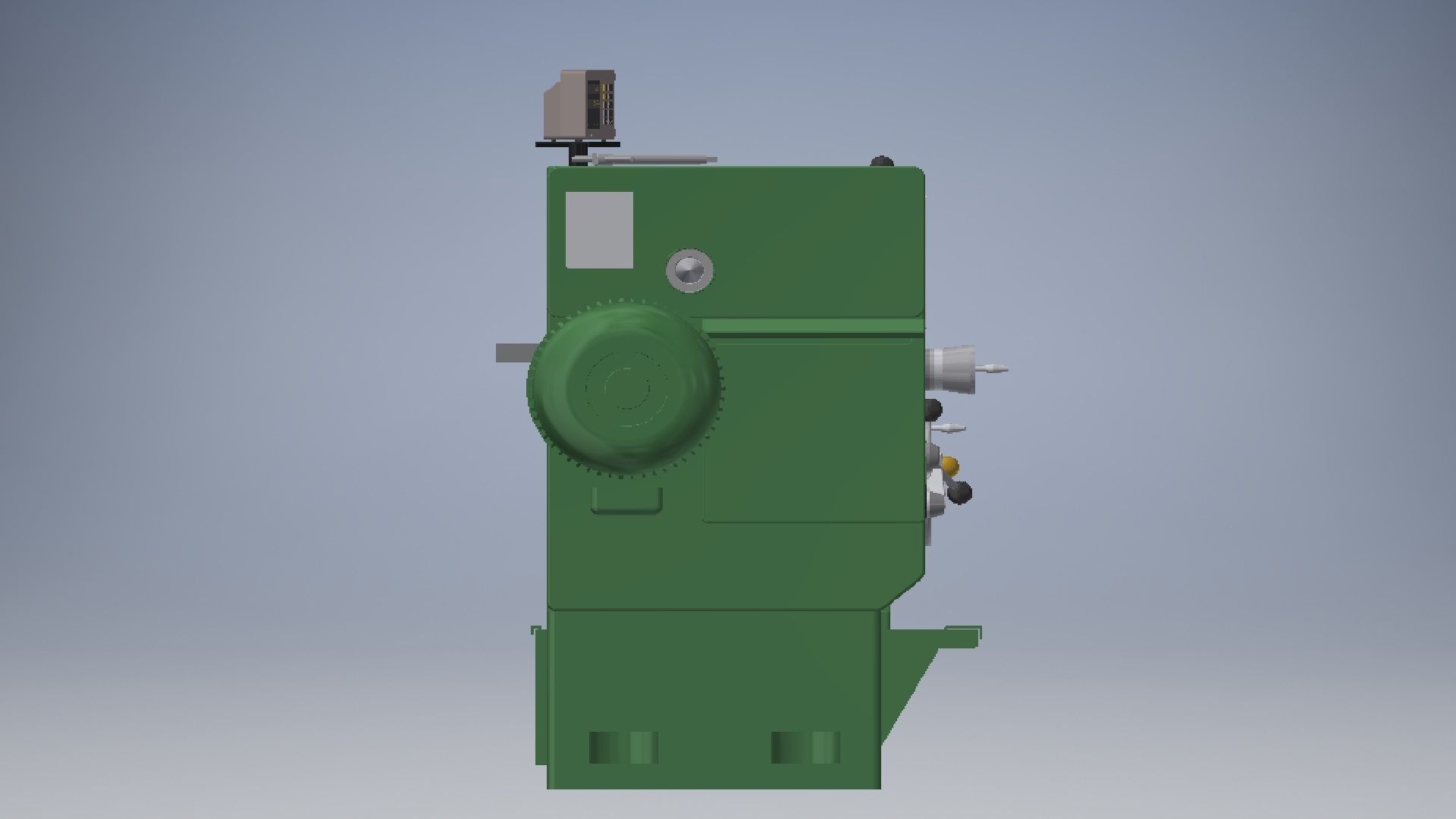 Conventional Lathe Machine 3Dmodel 3D model | CGTrader